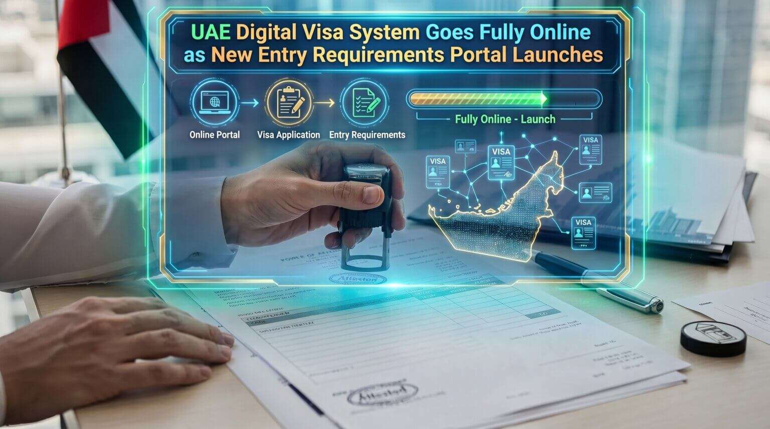 UAE Digital Visa System Goes Fully Online as New Entry Requirements ...